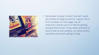 How to Write a Preface and a Foreword | PPTX