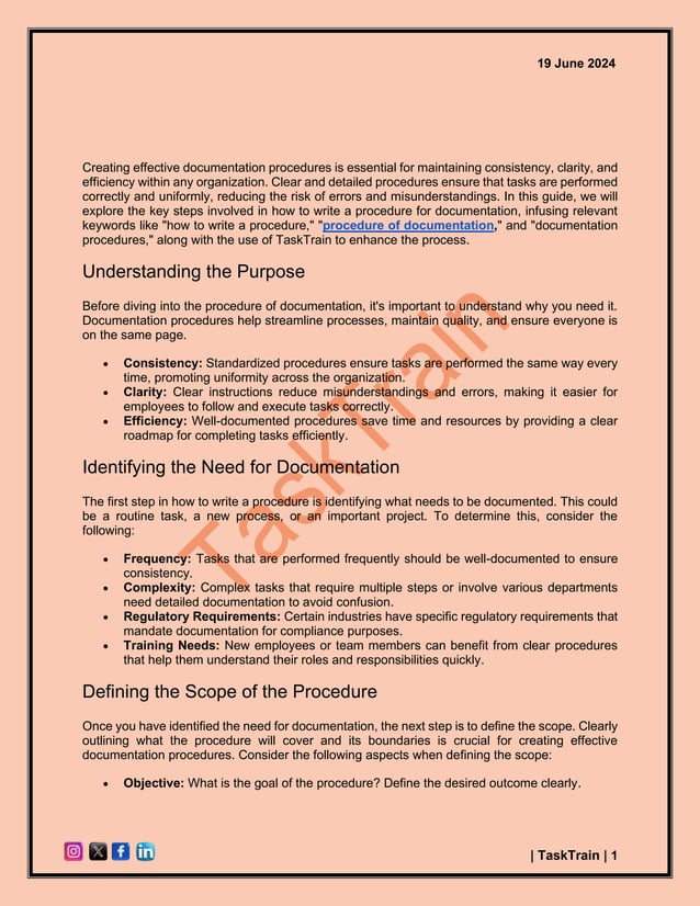 How to Write a Procedure for Effective Documentation.pdf