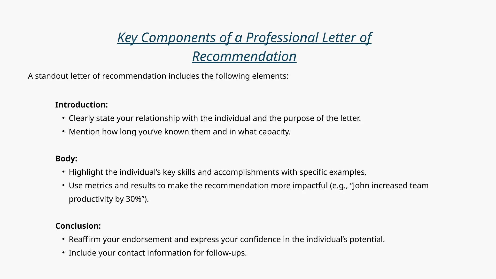 How to Write a Professional Letter of Recommendation.pptx