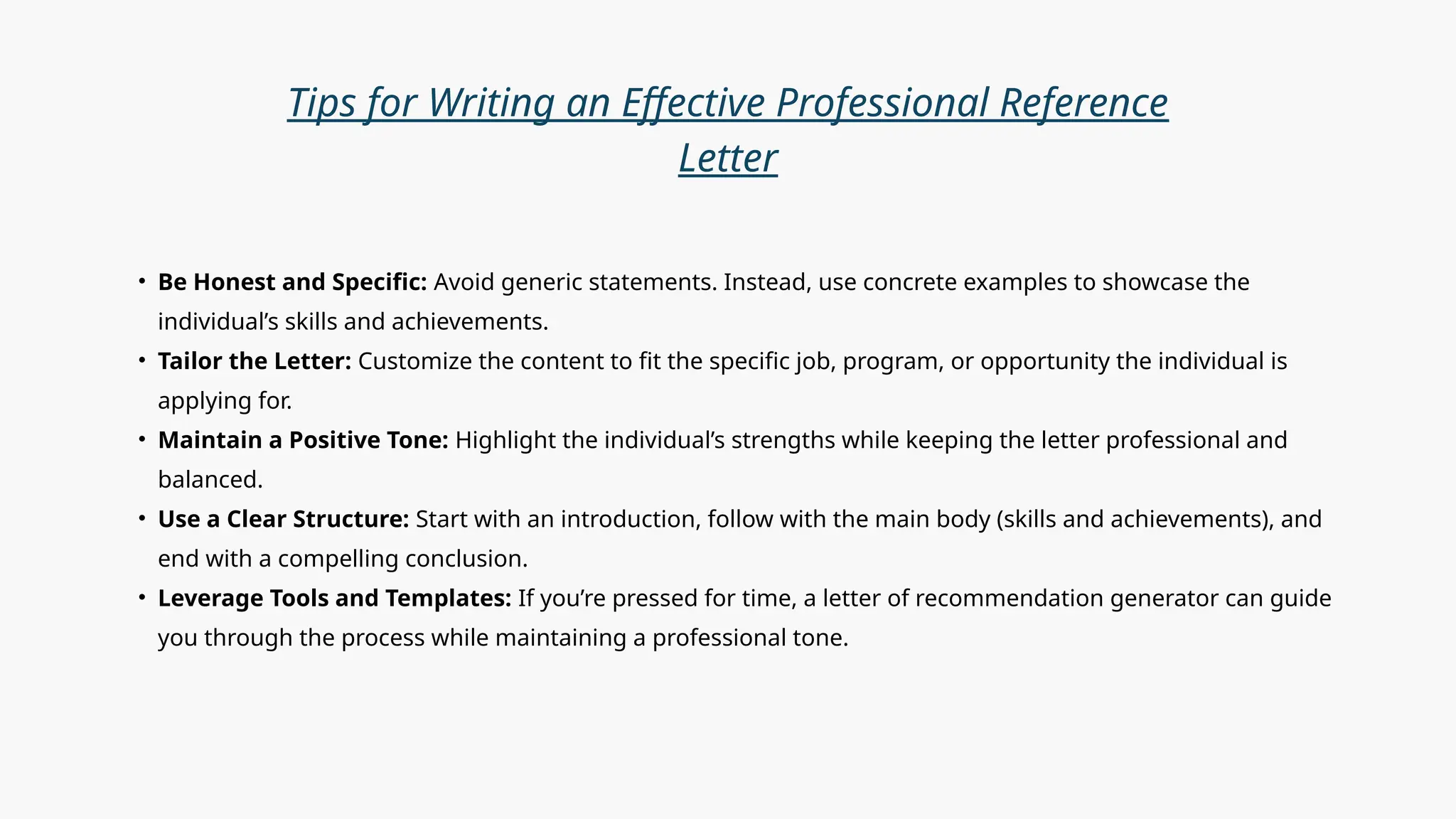 How to Write a Professional Letter of Recommendation.pptx