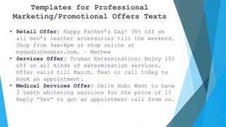 How to write a professional text message | PPTX