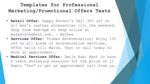 How to write a professional text message | PPTX