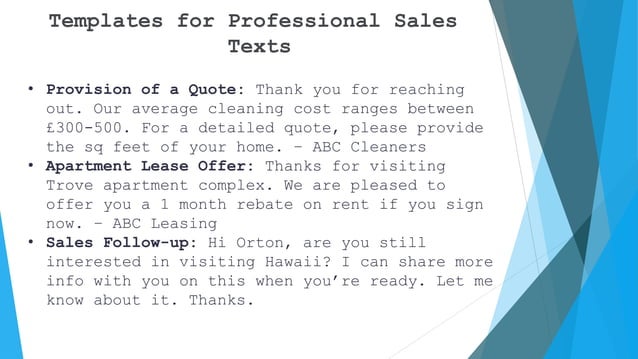 How to write a professional text message | PPTX