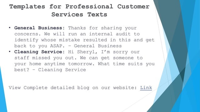 How to write a professional text message | PPTX