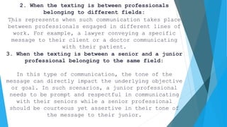 How to write a professional text message | PPTX
