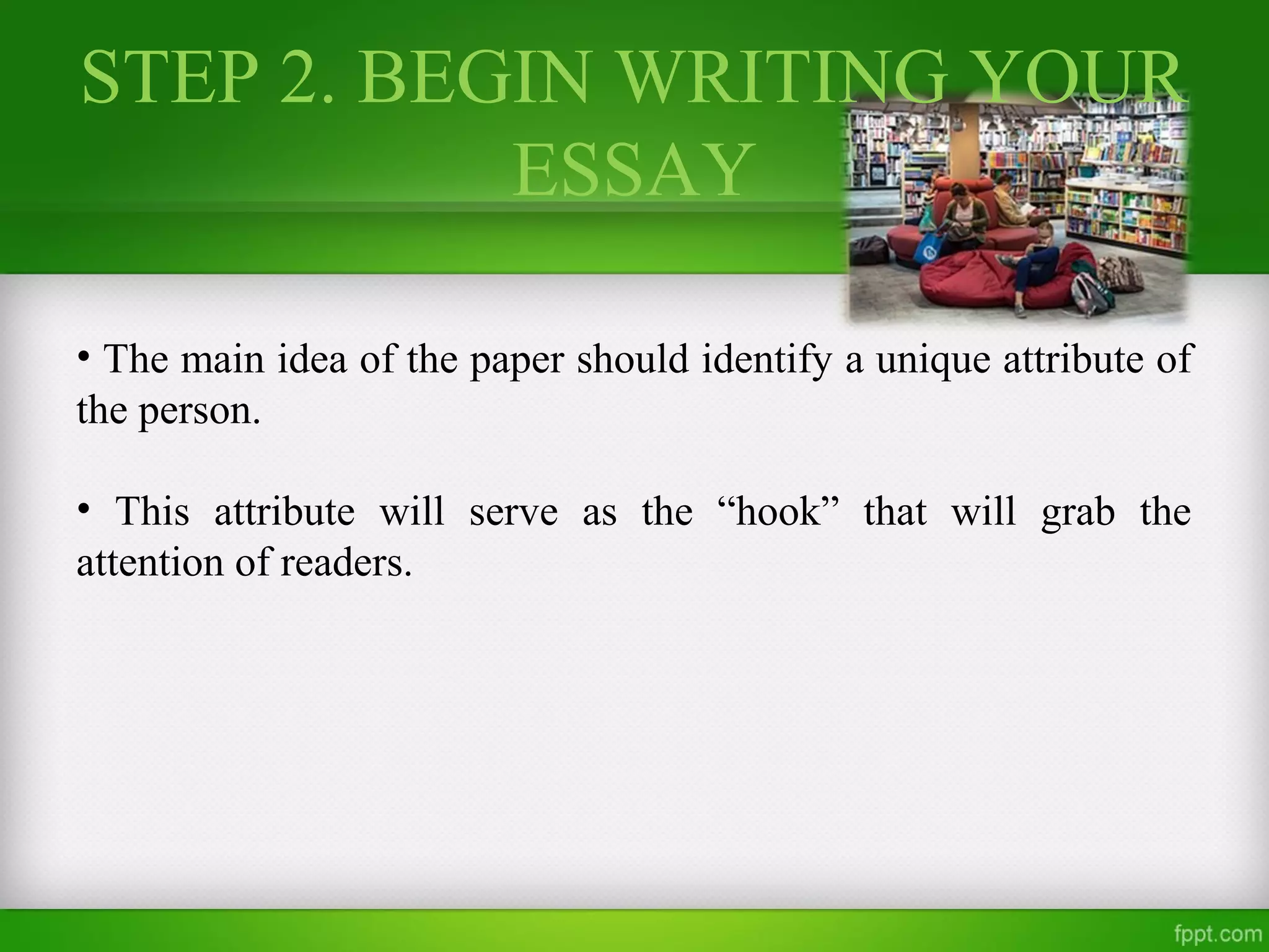 How to write a profile essay | PPT