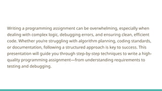 How to Write a Programming Assignment.pptx