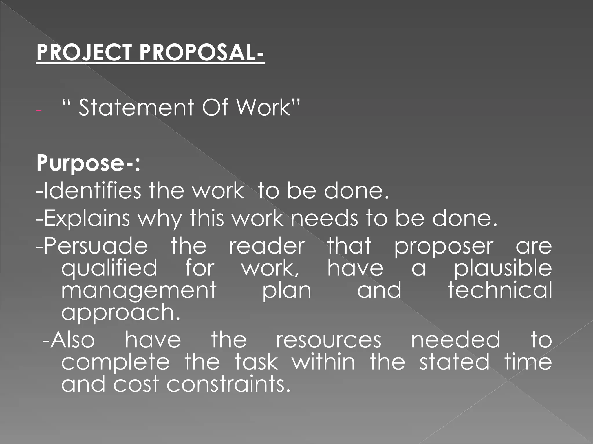 How to write a project proposal | PPTX