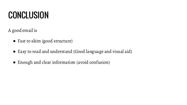 How to write a proper business email