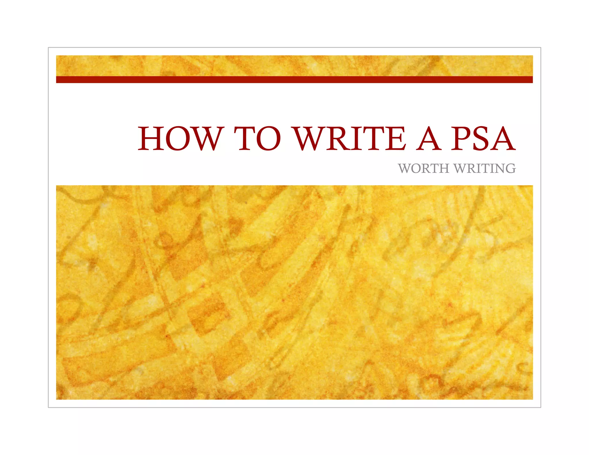 HOW TO WRITE A PSA.pdf