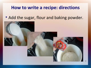 How to write_a_recipe2 | PPT