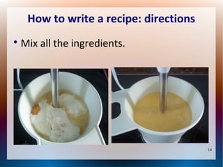 How to write_a_recipe2 | PPT