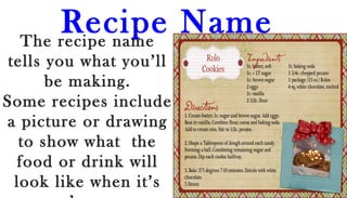 How to write a recipe ppt | PPT