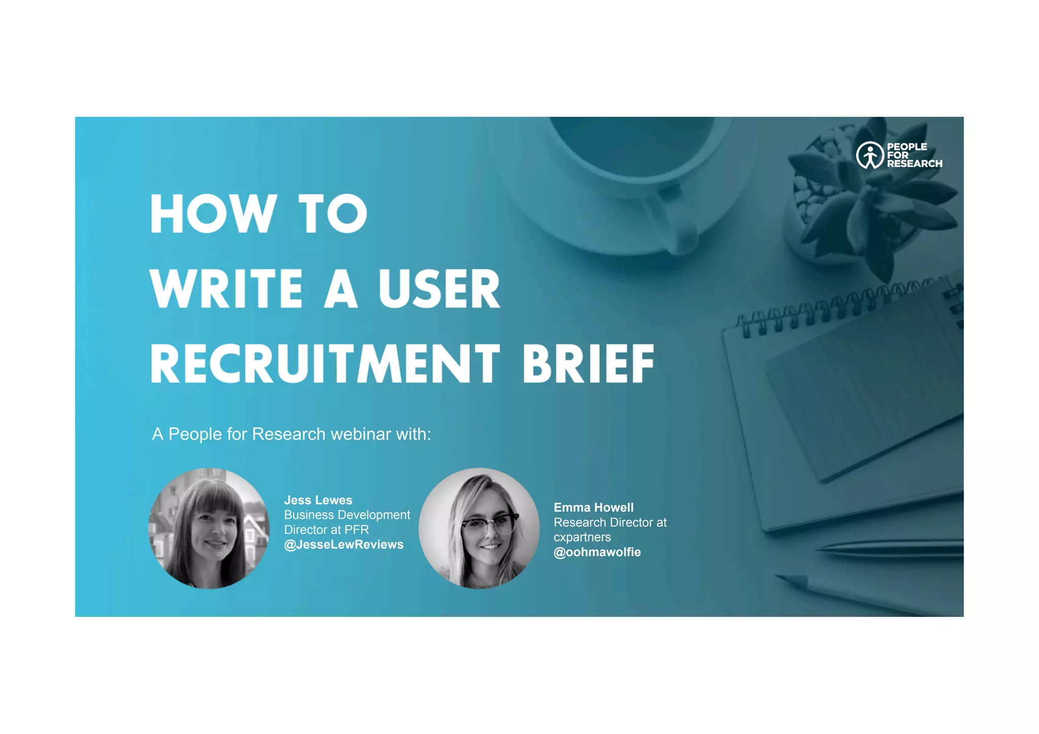 How to write a recruitment brief | PPT