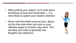 Tips on How to Write a Reflection Paper.pptx