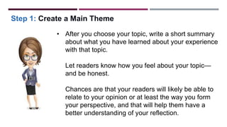 Tips on How to Write a Reflection Paper.pptx