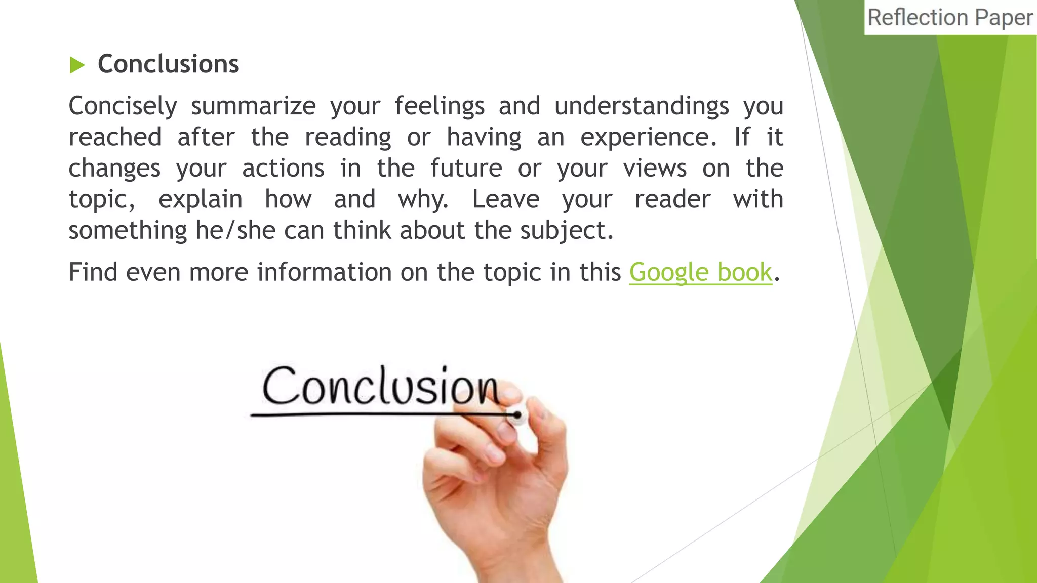 How to Write a Reflection Paper: Outline, Format, Best Template | PPT