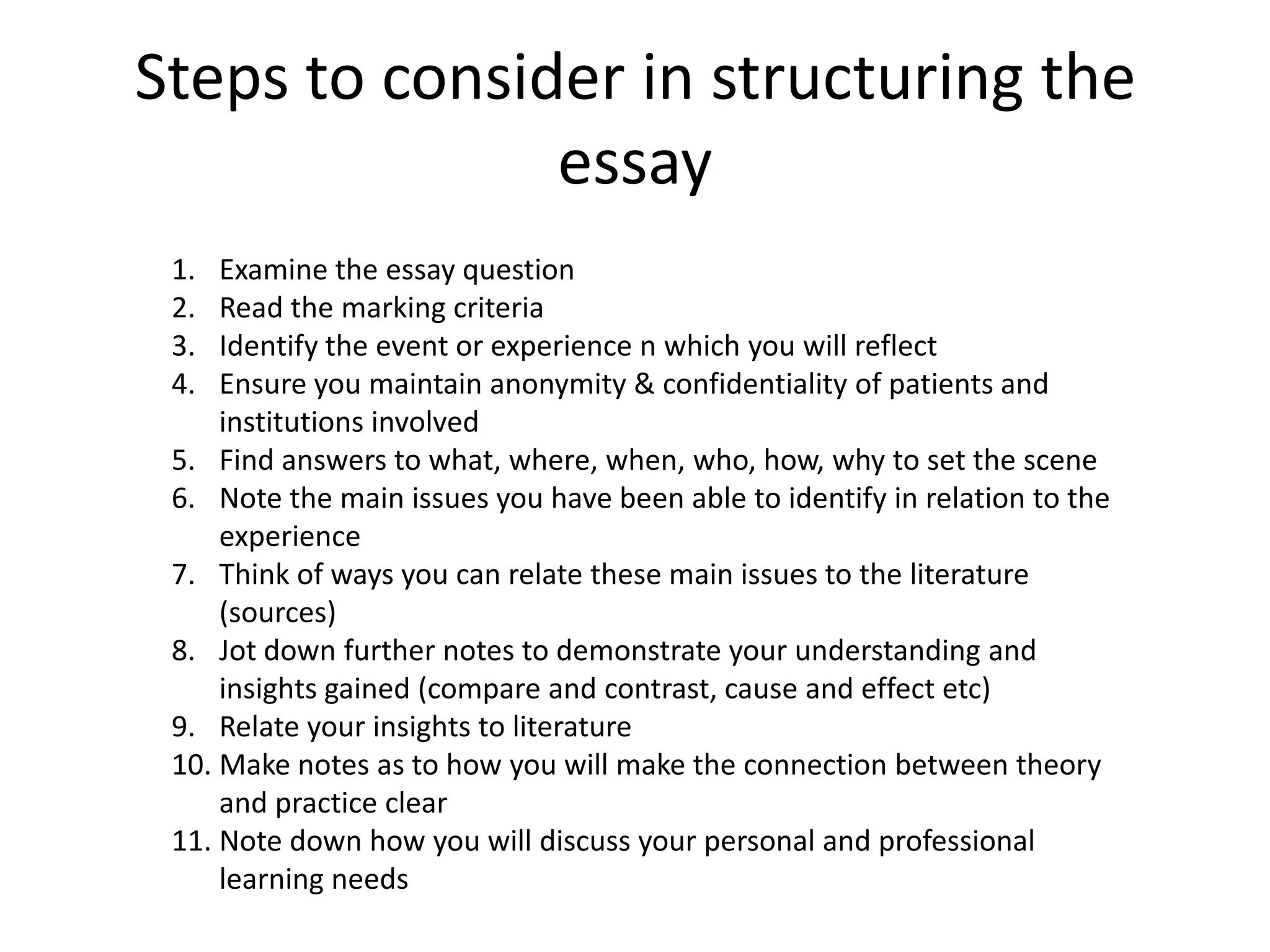 How to write a reflective essay | PPTX