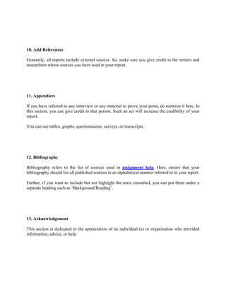 How to write a report | PDF