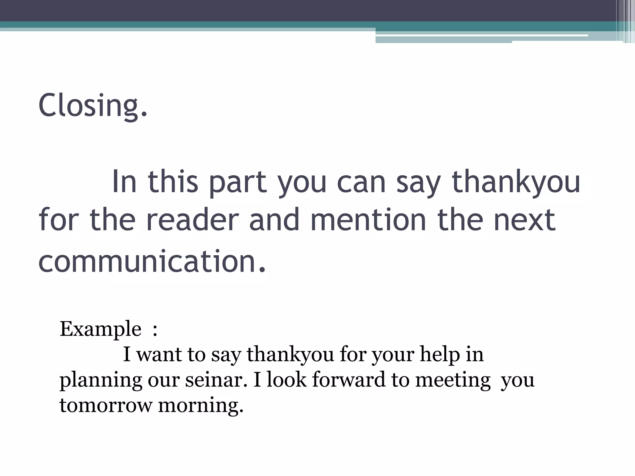 How to write a requesting service letter | PPTX