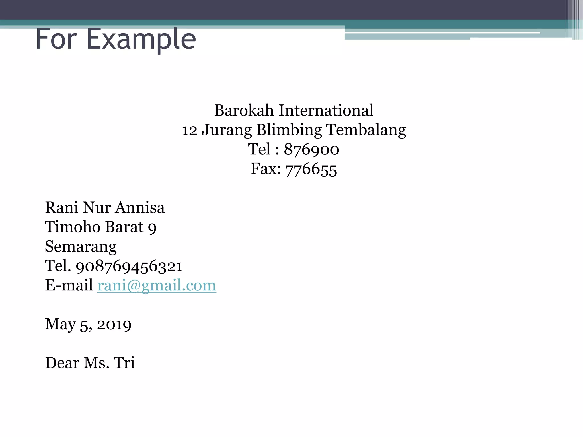 How to write a requesting service letter | PPTX