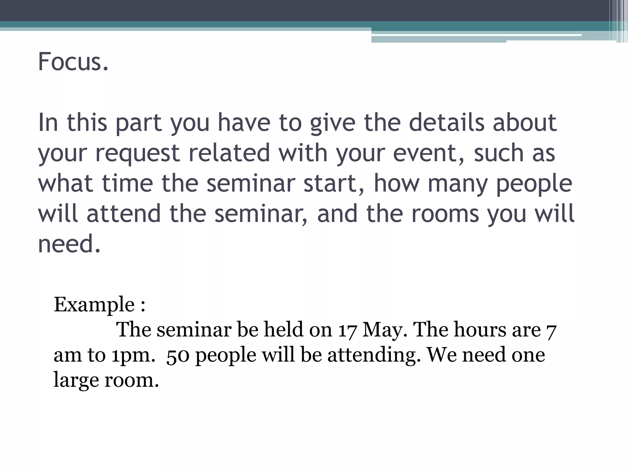 How to write a requesting service letter | PPTX