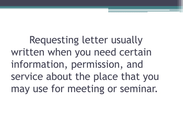 How to write a requesting service letter | PPTX