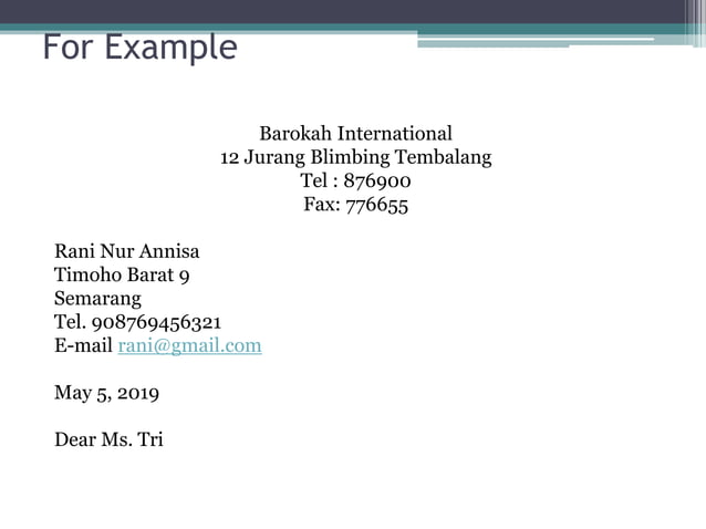 How to write a requesting service letter | PPTX