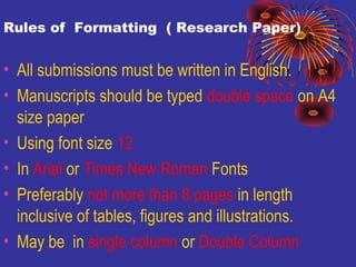 How to write a research paper | PPT