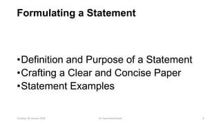 How to Write a Research Paper : A step by step | PPT