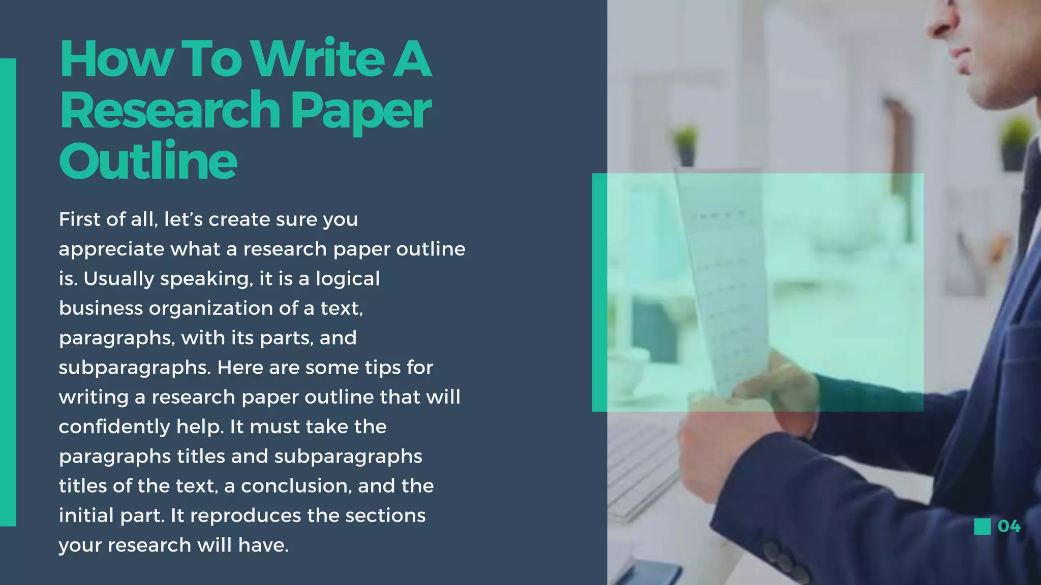How to write a research paper outline | PPT