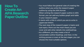 How to write a research paper outline | PPT