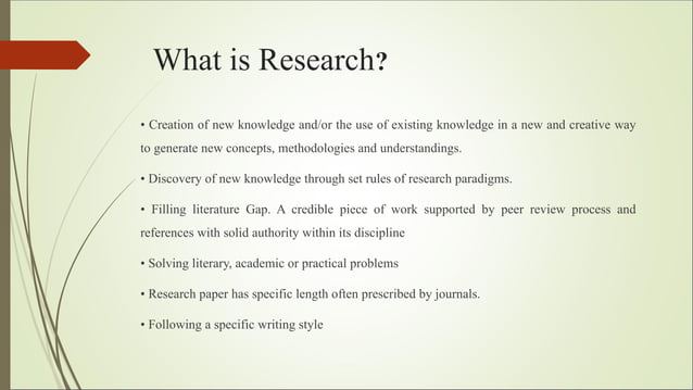 How to Write a Research Paper: Structure of Research Article | PPT ...