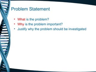 How to write a research proposal | PPT