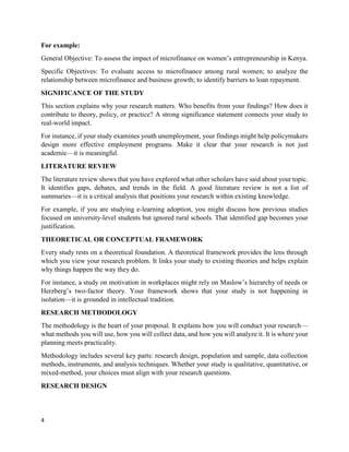HOW TO WRITE A RESEARCH PROPOSAL UNDERSTANDING WHAT A RESEARCH PROPOSAL ...