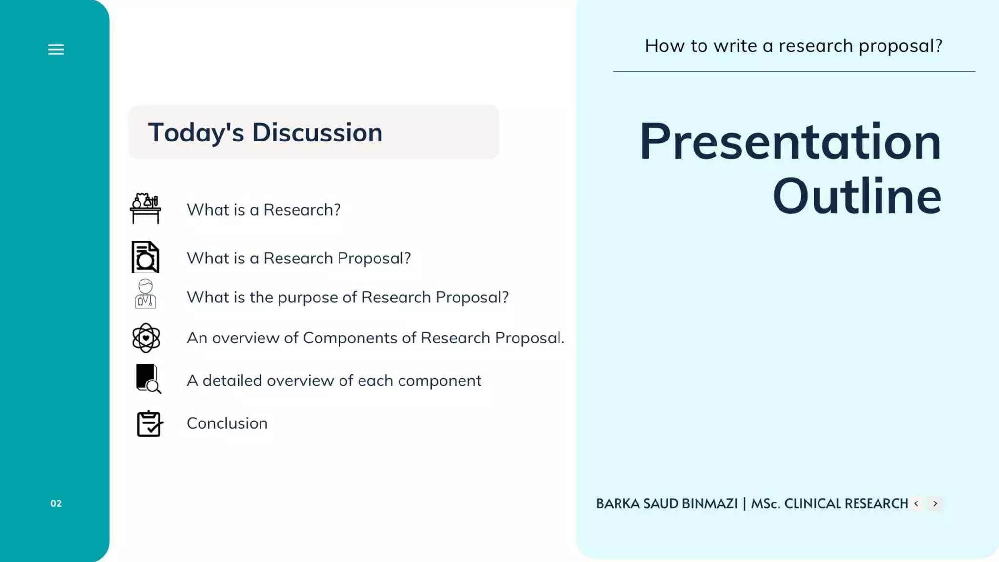 How to write a research proposal ppt by barka binmazi | PPT