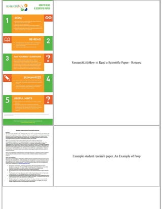 How To Write A Research Study Paper | PDF