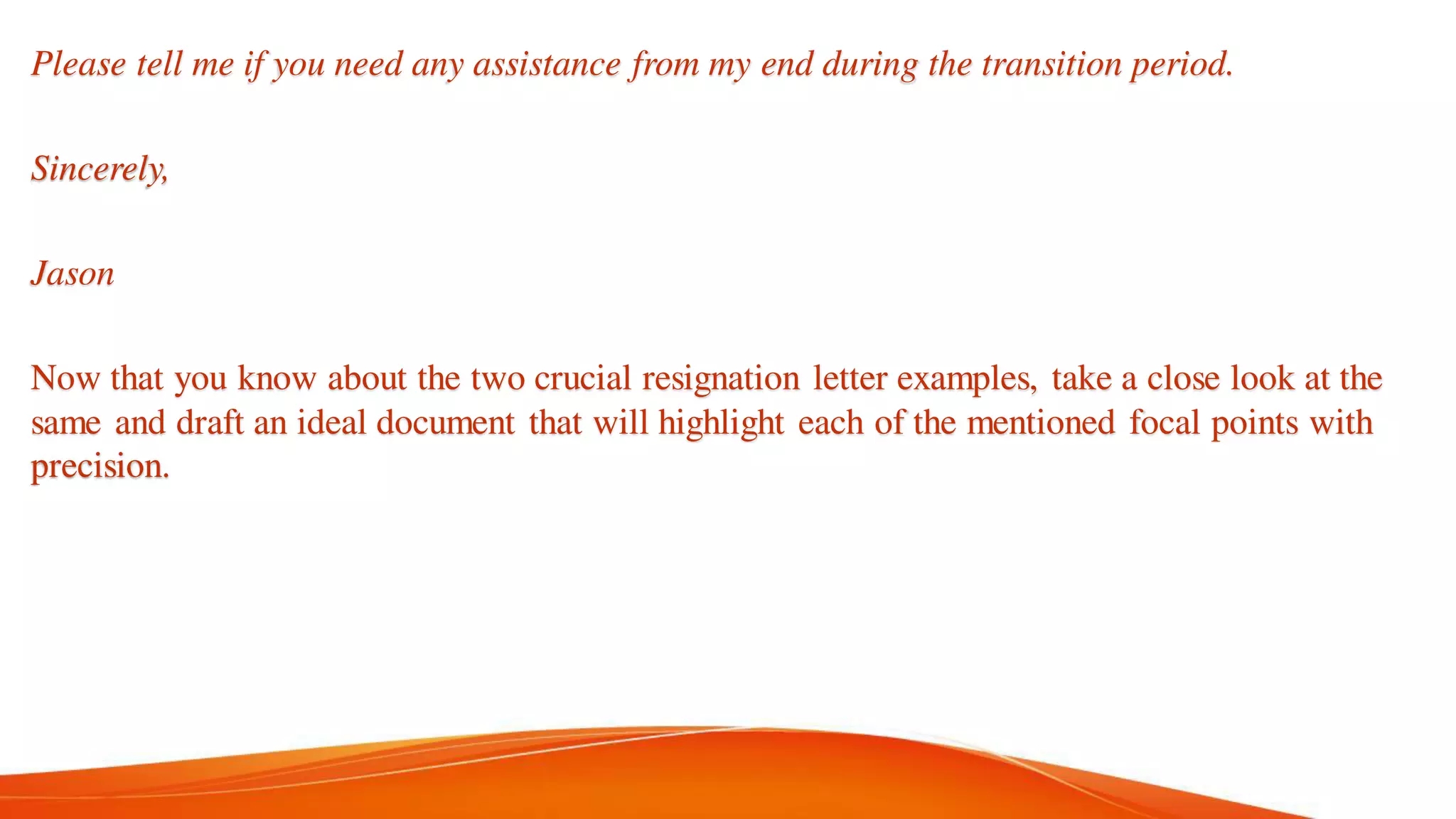 How to write a resignation letter? | PDF