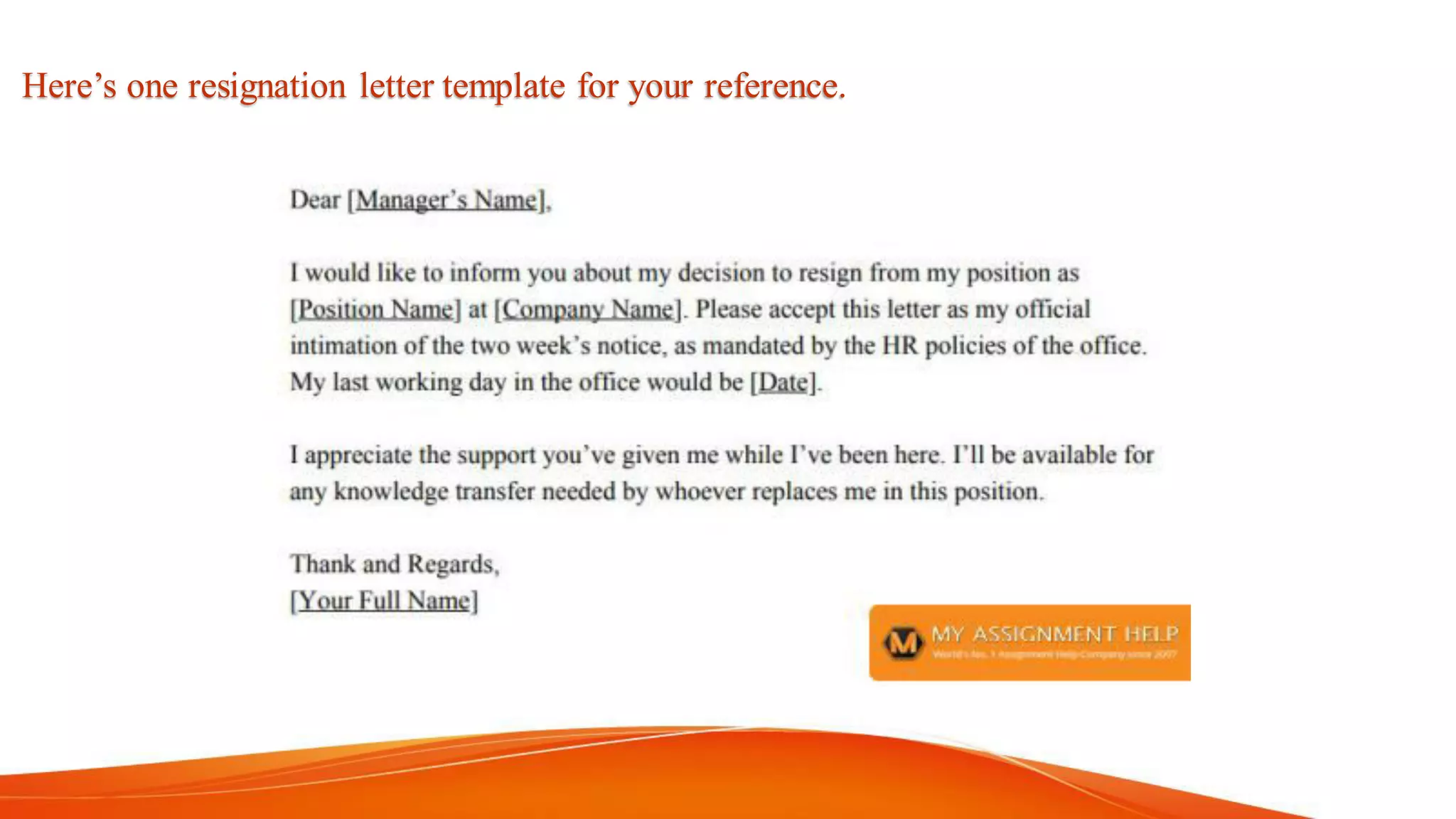 How to write a resignation letter? | PDF