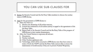 How to Write a Resolution for MUN | PPTX