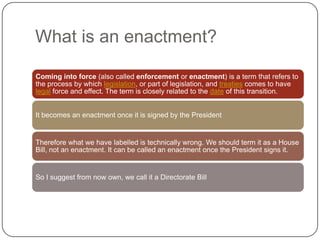 How To Write A Resolution And Enactment | PPTX
