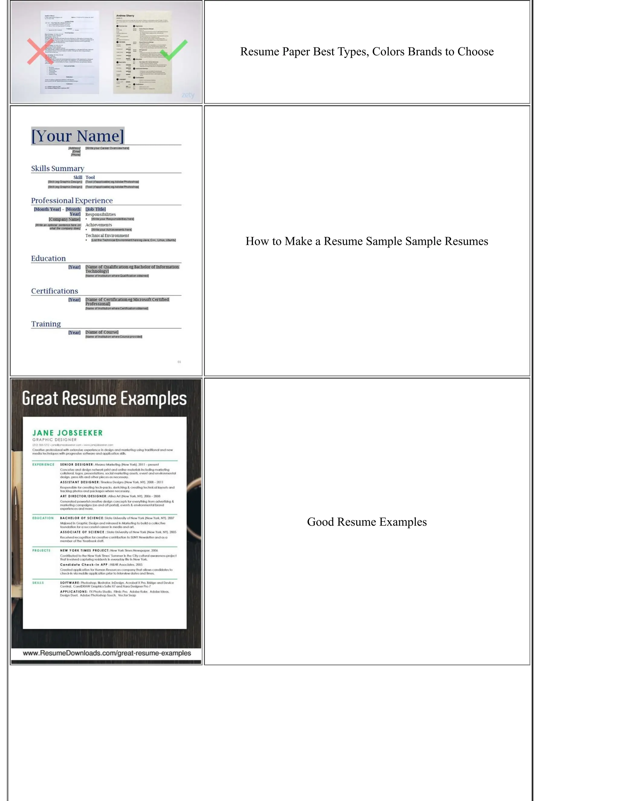 How To Write A Resume Paper | PDF | Desktop Publishing | Computer ...