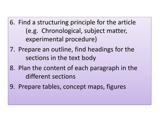 How to write a review article | PPTX