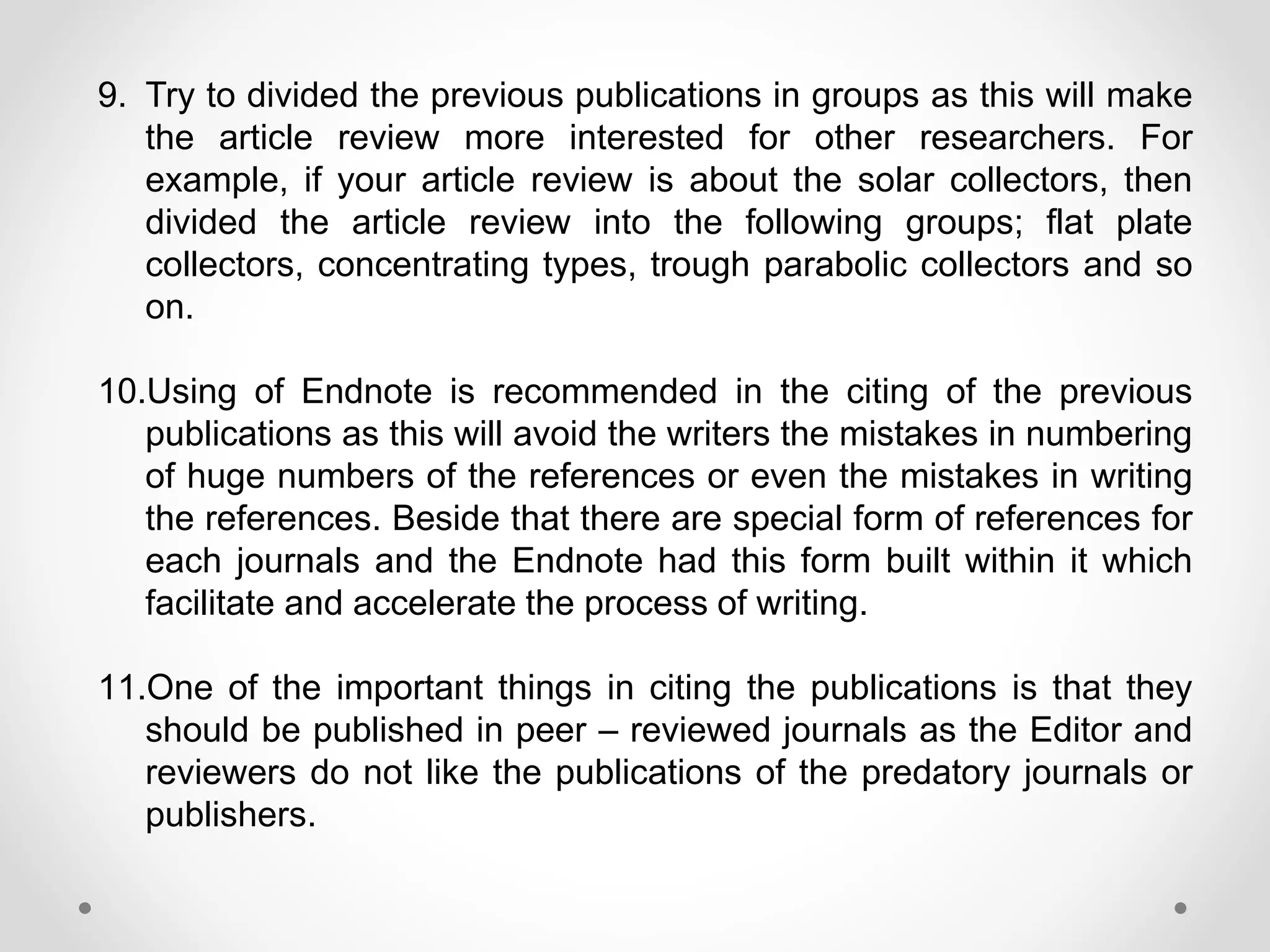 How to write a review article | PPTX