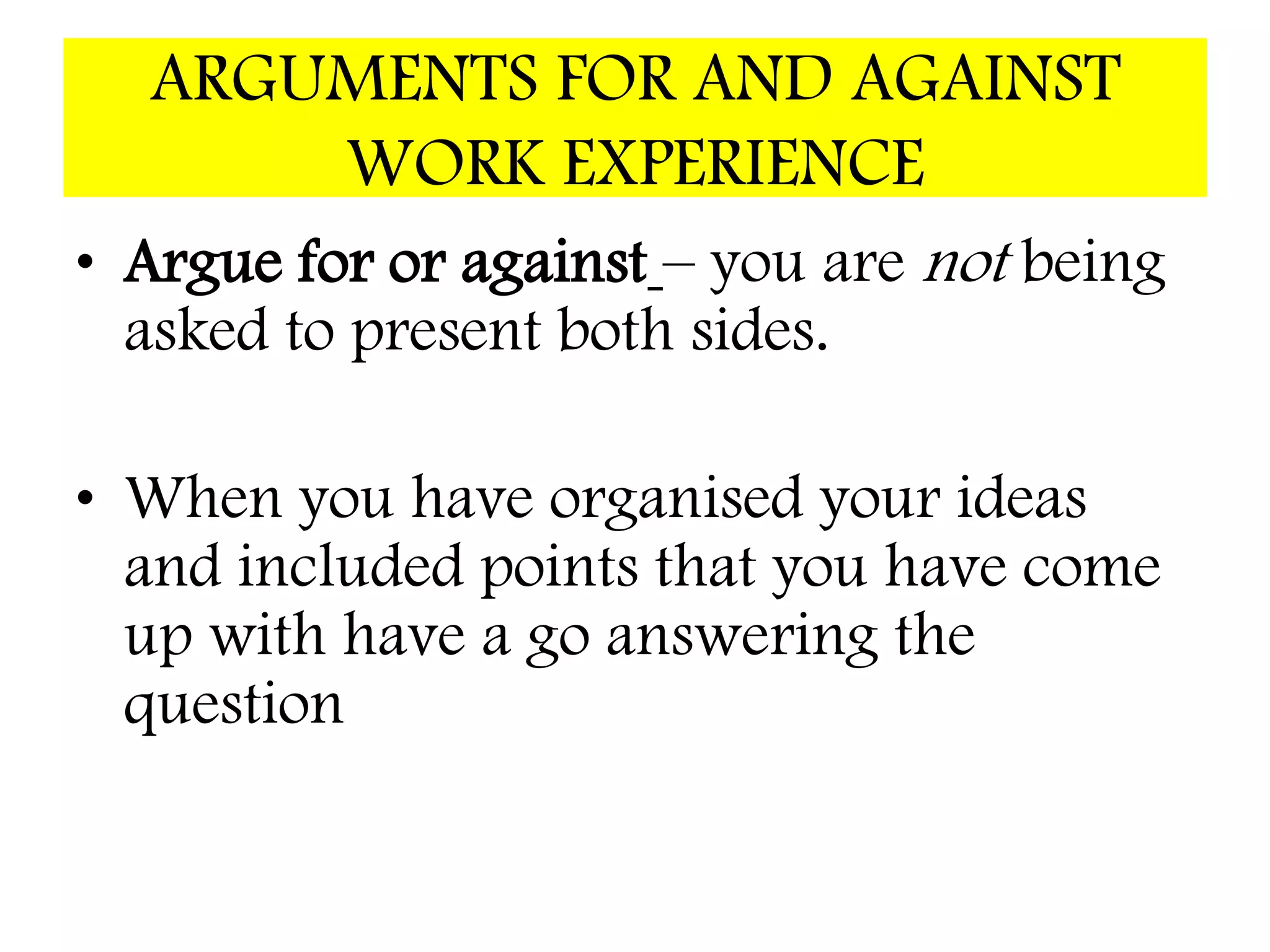 How To Write Arguementative Writing | PPTX