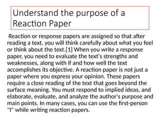 How to write a Detailed Reaction Paper.pptx