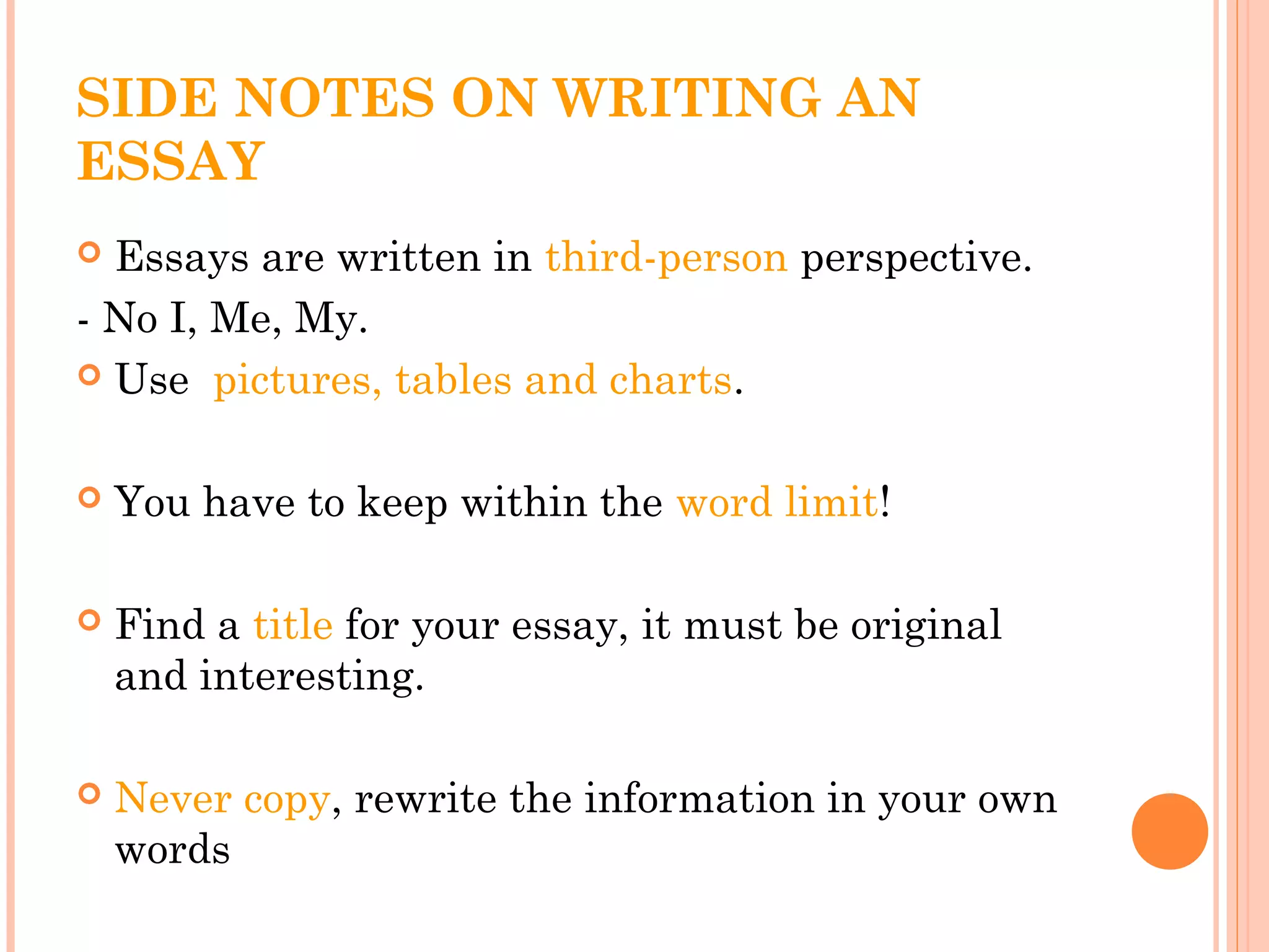 How to write a science essay | PPT