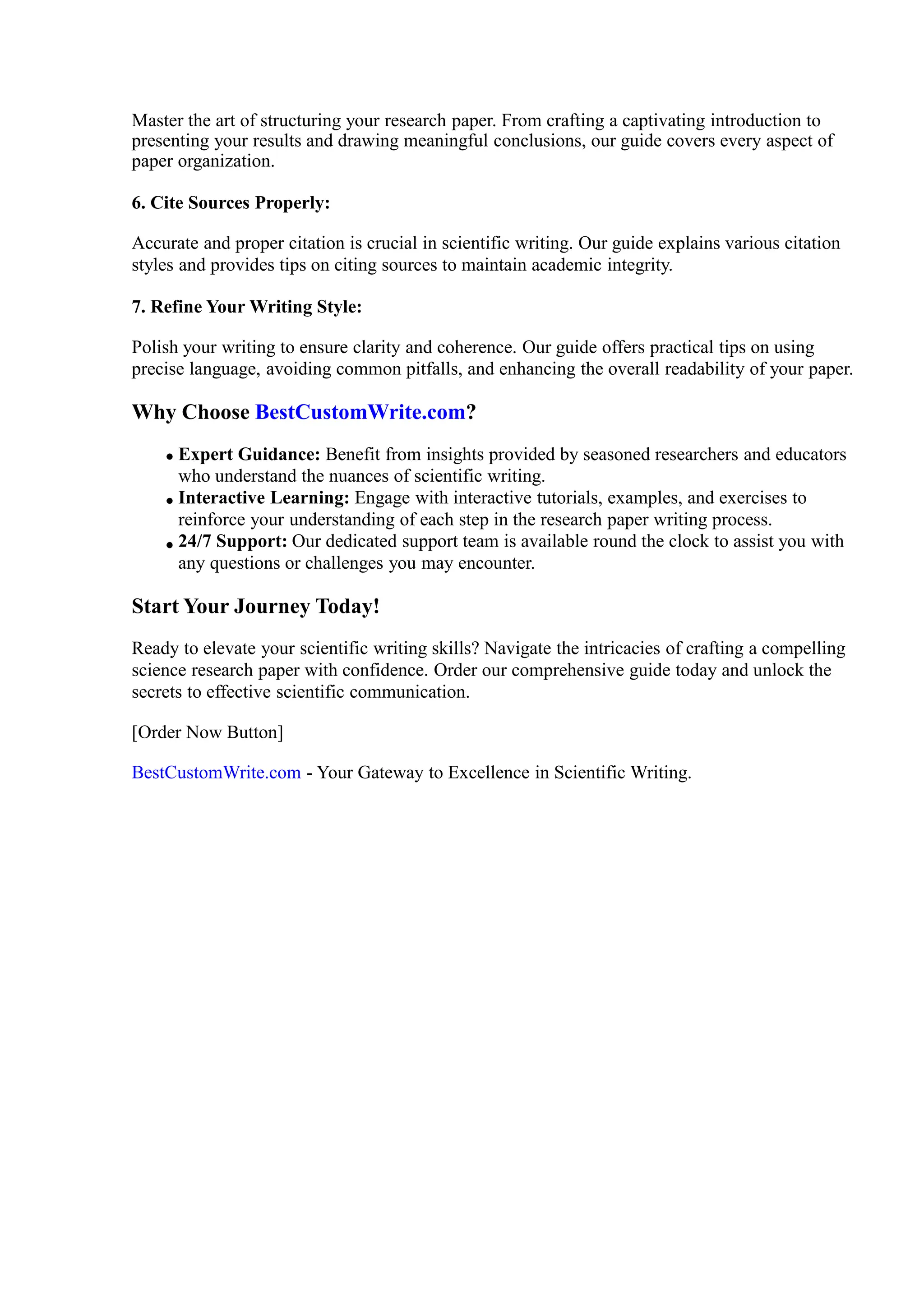 How To Write A Science Research Paper | PPT