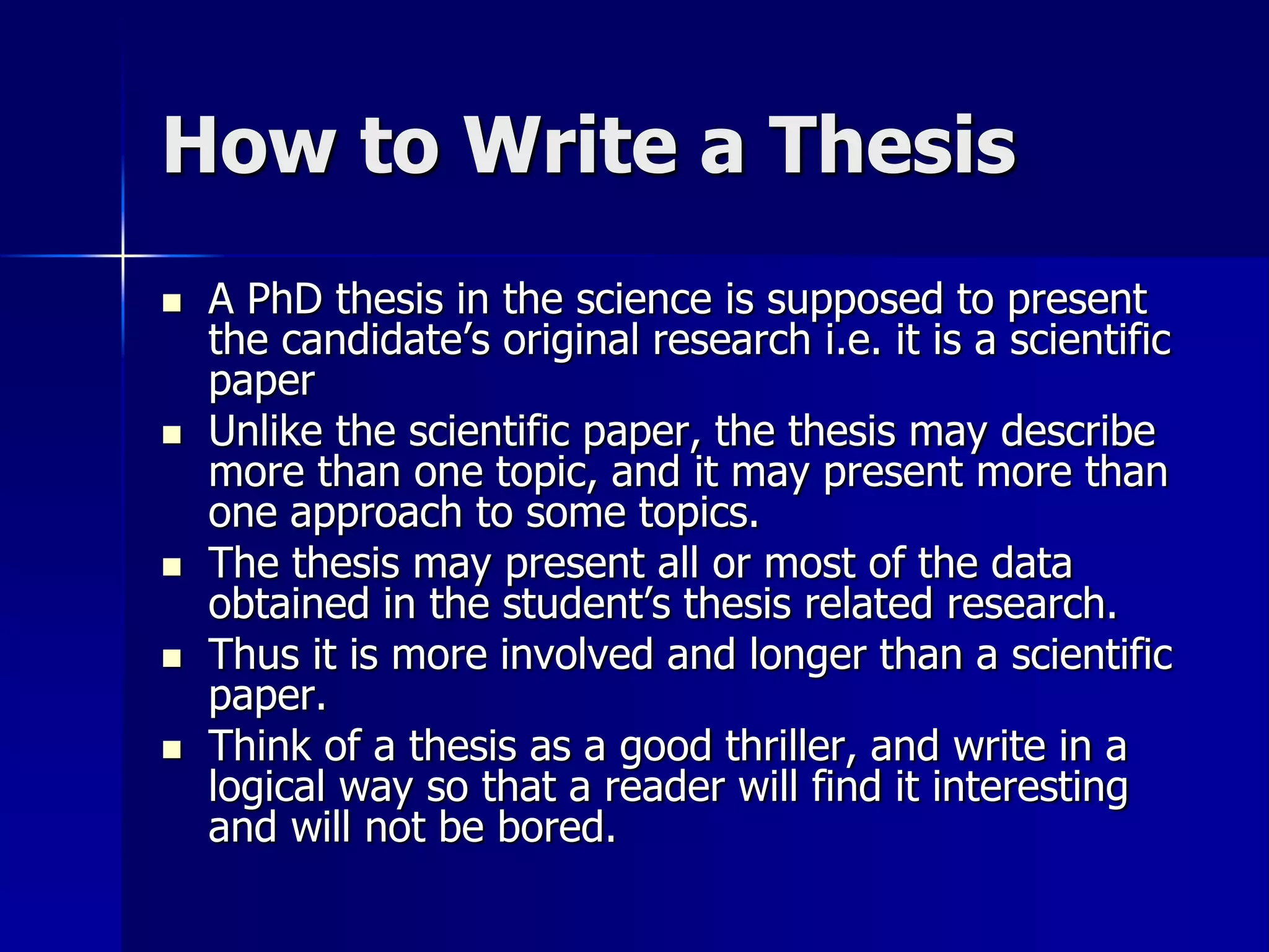 How To Write A Scientific Paper.ppt