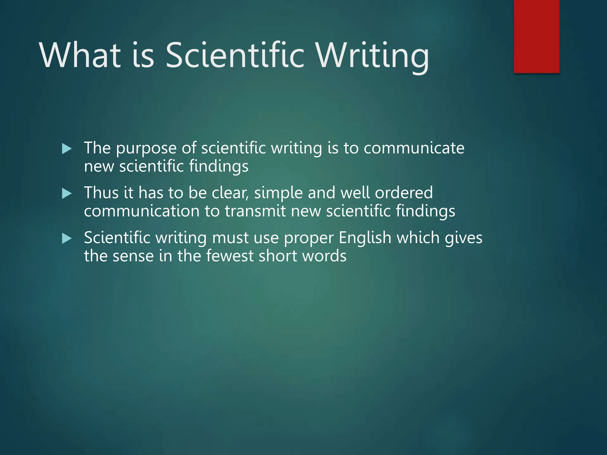 How To Write A Scientific research Paper.ppt